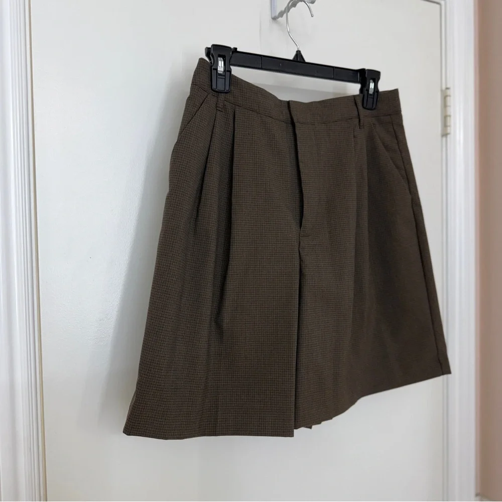 Zara | Shorts | Zara Brown Tailored Bermuda Shorts | Poshmark